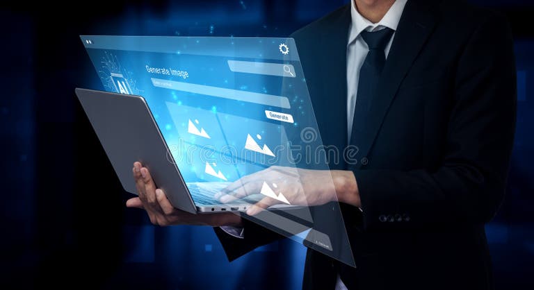 AI Image Generator Interface for Prompt-based Image Creation Vouch ...