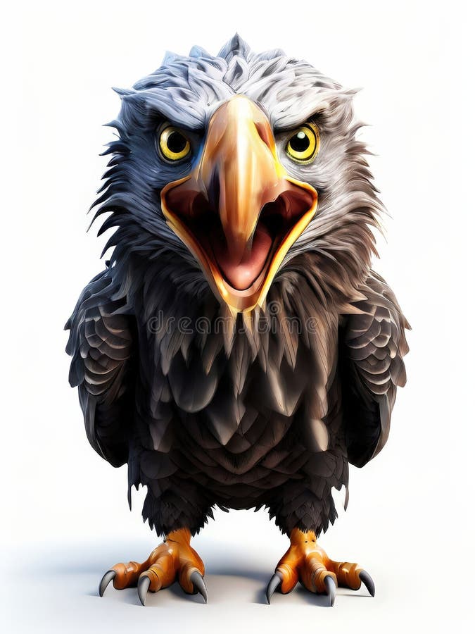 The AI Image Generator, Portrait of a Bald Eagle Editorial Stock Image ...