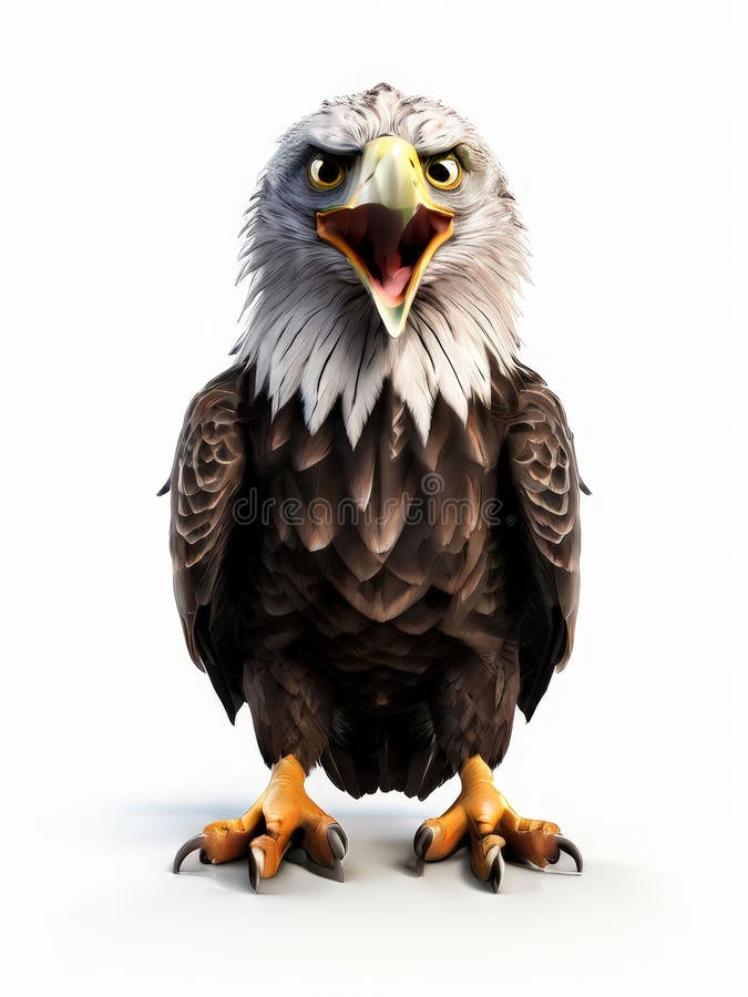 The AI Image Generator, Portrait of a Bald Eagle Editorial Photo ...