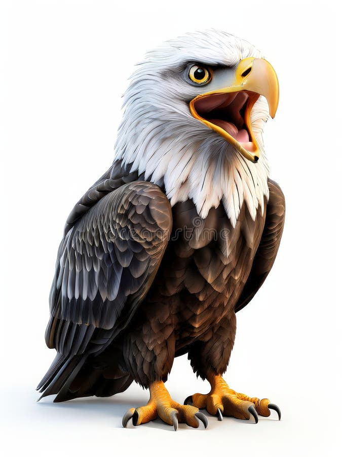 The AI Image Generator, Portrait of a Bald Eagle Editorial Photo ...
