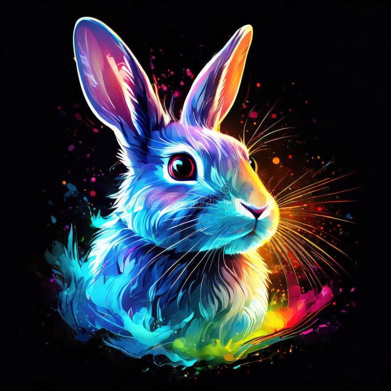 Photography of Rainbow. Rainbow on Black Background. Abctract Web ...