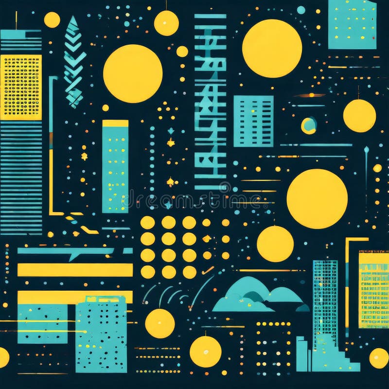 AI Image Generator, Random Geometric Shapes Wireframe Background and ...