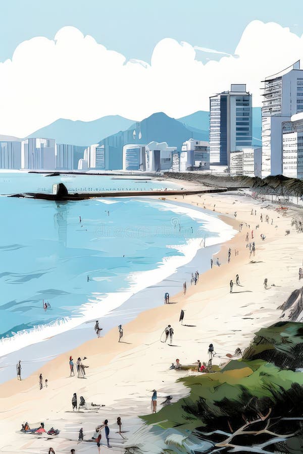 The AI Image Generator, Sea Beach with Turquoise Water and White Sand ...