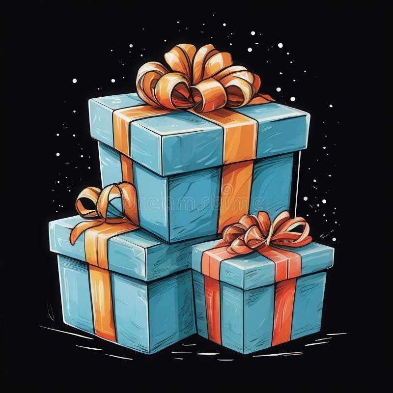 The AI Image Generator, Stack of Gift Boxes Editorial Photo - Image of ...
