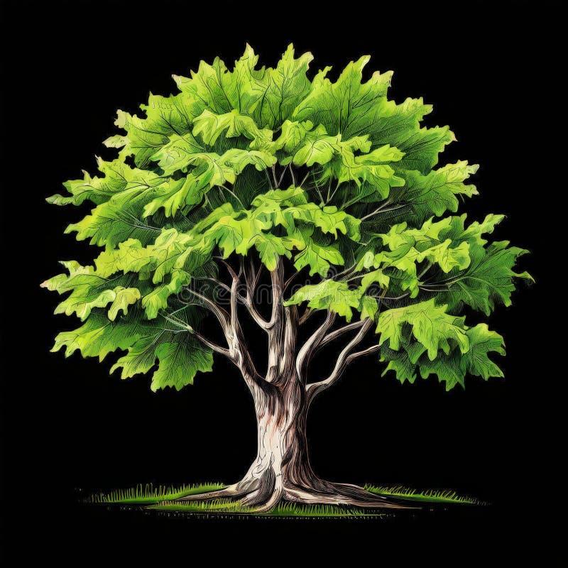 The AI Image Generator, Tree on Transparent Background, High Quality ...