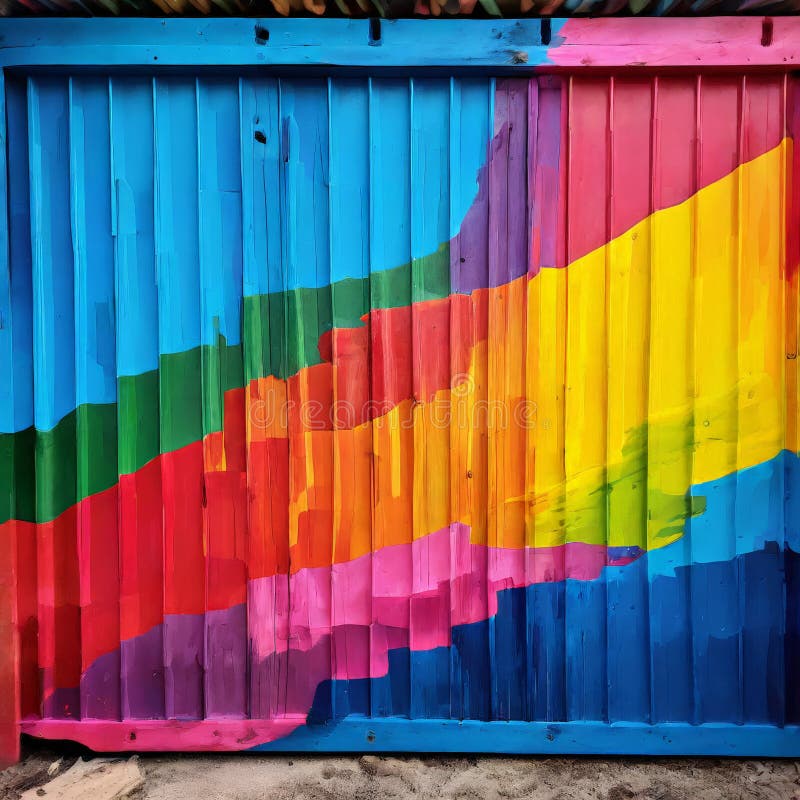 The AI Image Generator, Vibrant Abstract Geometric Composition Stock ...