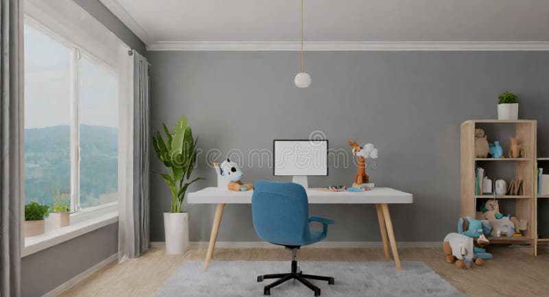 AI Image, Home Office Setup, Interior Design, Workspace Inspiration ...