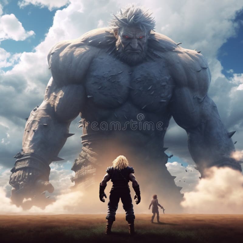 Giant Hulk with the Title Hulk in the Image Below Stock Illustration ...