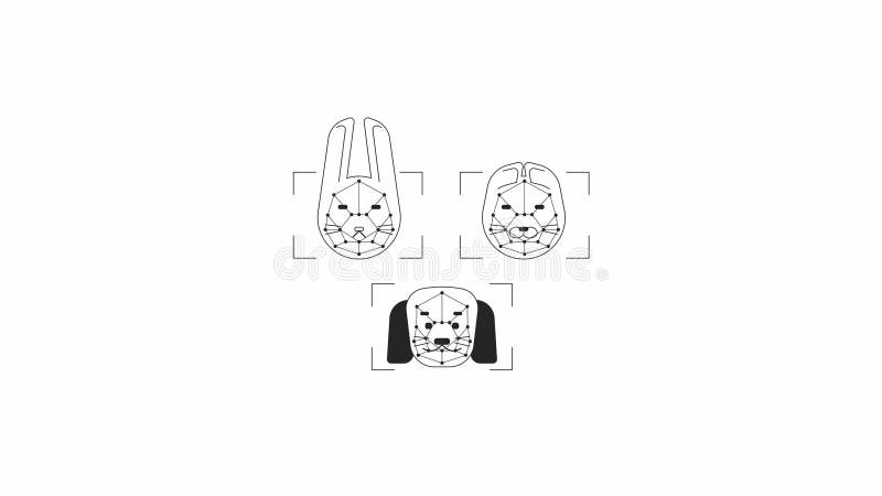 AI Image Recognition Bw Animation Stock Footage - Video of animated ... AI Image Recognition Bw Animation Stock Footage - Video of animated ...