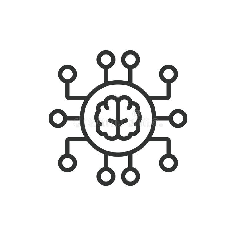 AI Implementation, Icon in Line Design. AI, Implementation, Integration ... AI Implementation, Icon in Line Design. AI, Implementation, Integration ...
