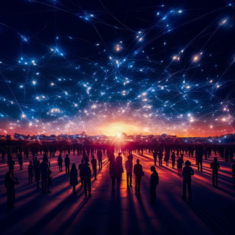 An AI-inspired Design with Dark and Modern Elements. Stock Illustration ...