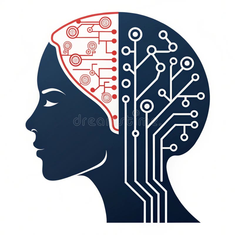 AI Inspired Human Profile Combining Nature, Gears, and Circuits ...