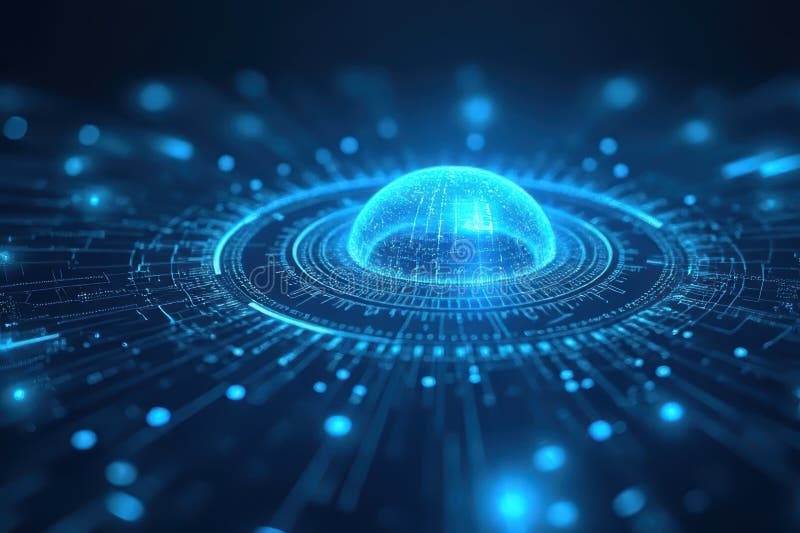 AI Integrated User Experience Stock Illustration - Illustration of ...