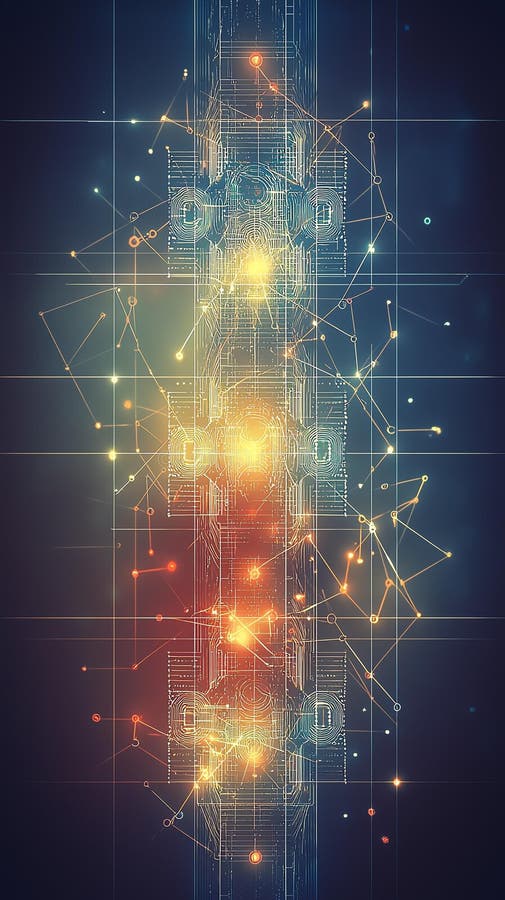 AI Integration WealthTech, Abstract Futuristic Digital Art ...