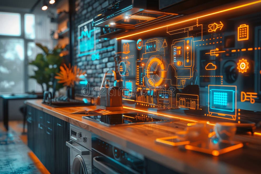 AI Interface Analyzing Home Appliance Data, Predictive Maintenance ...