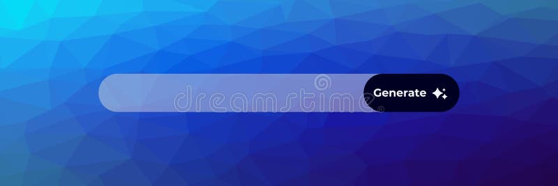 Ai Interface Button with Generate Icon for Artificial Intelligence Applications Stock ...