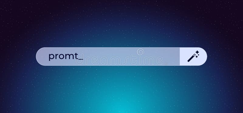 Ai Interface Search Bar with Icon Highlighting Artificial Intelligence ...