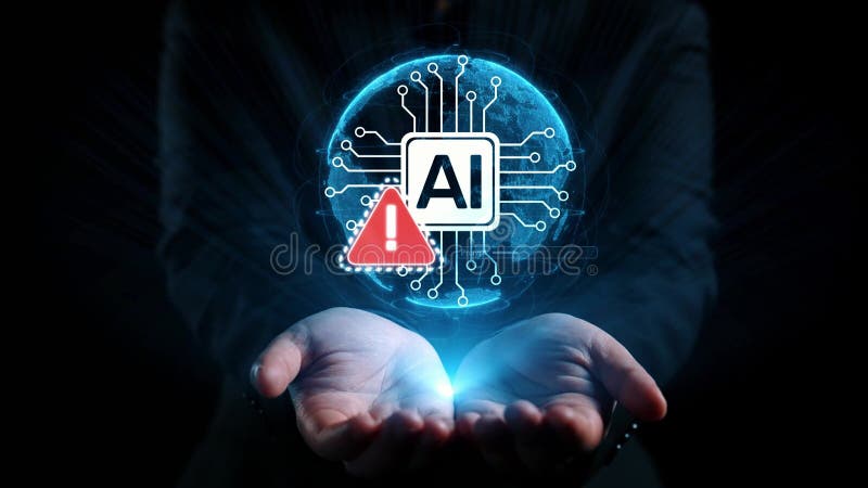 AI Prompt Error Warning in Chat Interface with Alert and System Issue ...