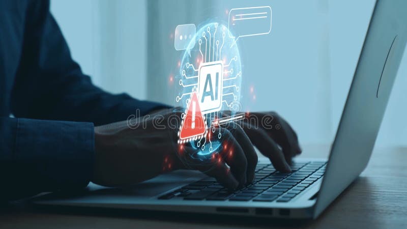 AI Prompt Error Warning in Chat Interface with Alert and System Issue ...