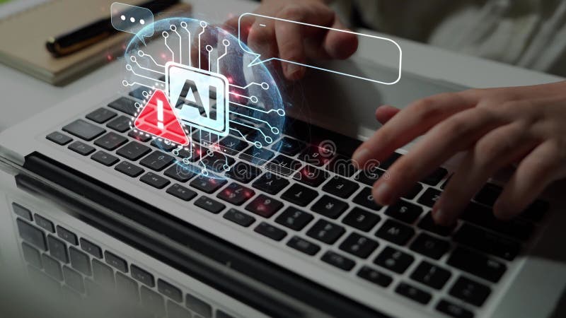 AI Prompt Error Warning in Chat Interface with Alert and System Issue ...