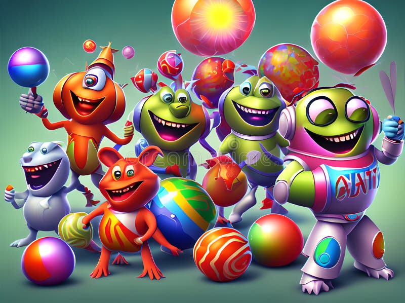 AI Joke - Funny Cheerful Robot, Generative AI Illustration Stock ...