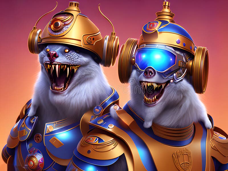 AI Joke - Funny Cheerful Robot, Generative AI Illustration Stock ...