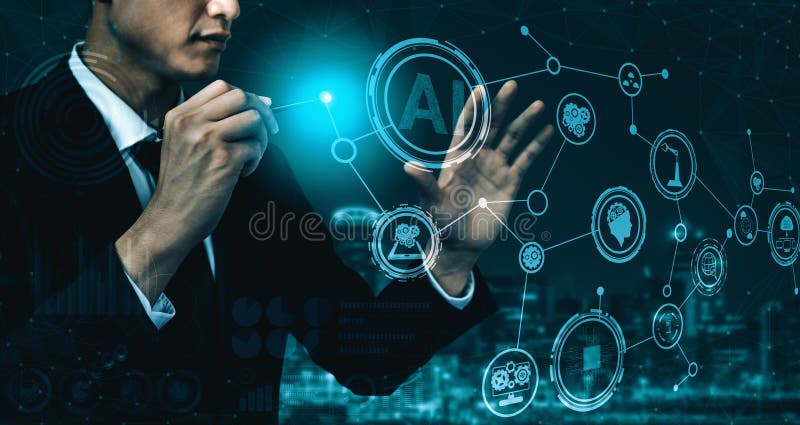 AI Learning and Artificial Intelligence Concept. Uds Stock Photo ...