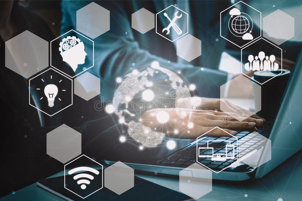 AI Learning and Artificial Intelligence Concept. Uds Stock Image ...