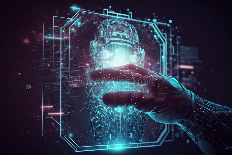 AI Learning and Business Artificial Intelligence. AI Generated Stock ...