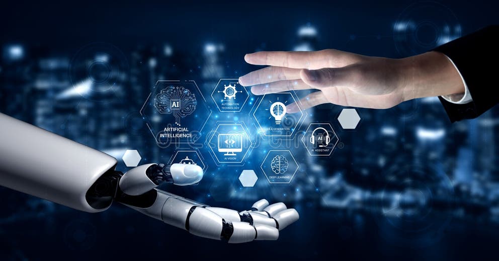 AI Learning Concept Featuring Deep Learning and NLP Systems Spline ...