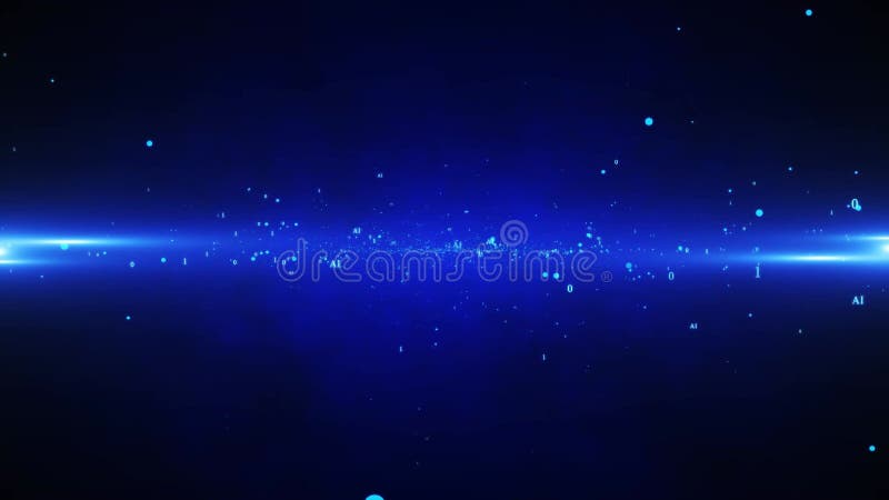 AI Lettering and Binary Code in a Particle Animation - Futuristic ...