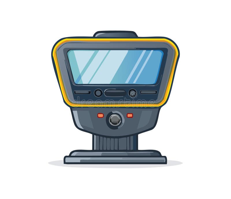 A AI Lidar Sensor Simple Illustration Stock Vector - Illustration of ...