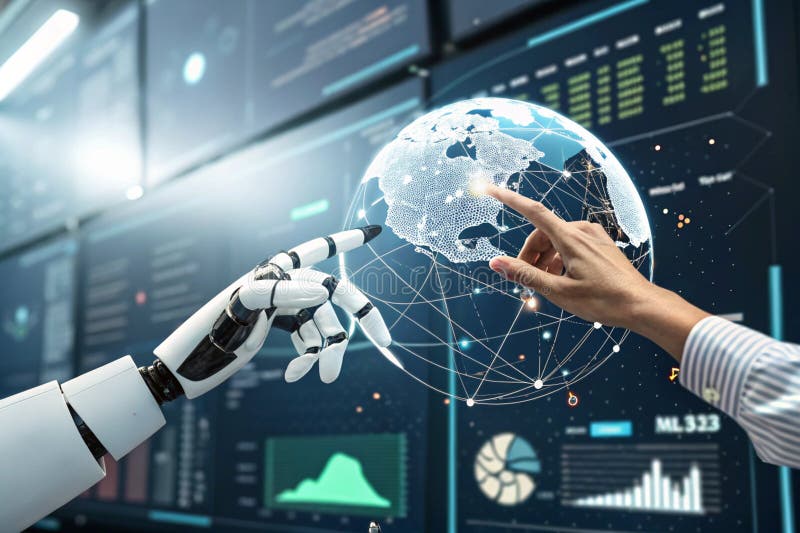 Human Big Data Technology Stock Illustrations – 20,032 Human Big Data ...