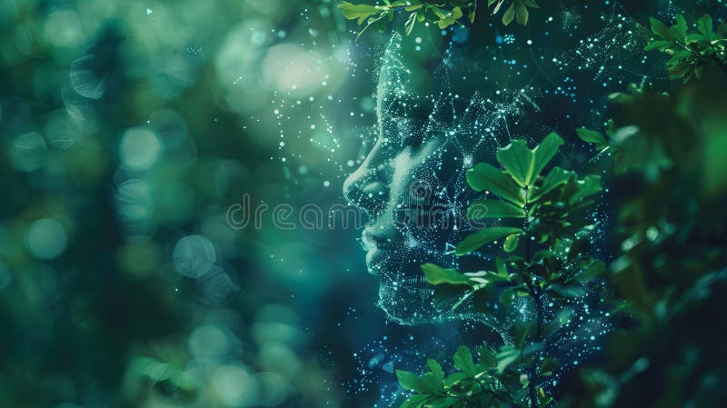 AI-Managed Ecosystems Artificial Intelligence Stock Illustration ...