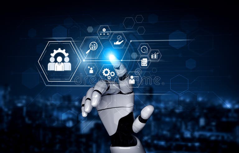 AI Manager Optimizing Business Management System Vouch Stock ...