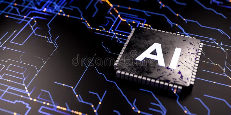 AI Microchip Powering Future Technology Innovation, Advanced Artificial ...