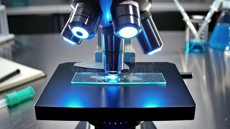 AI Microscope for Research Work Stock Video - Video of observation ...
