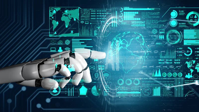 AI Monitoring Dashboard for Data Center Performance Tracking Thunk Stock Video - Video of ...