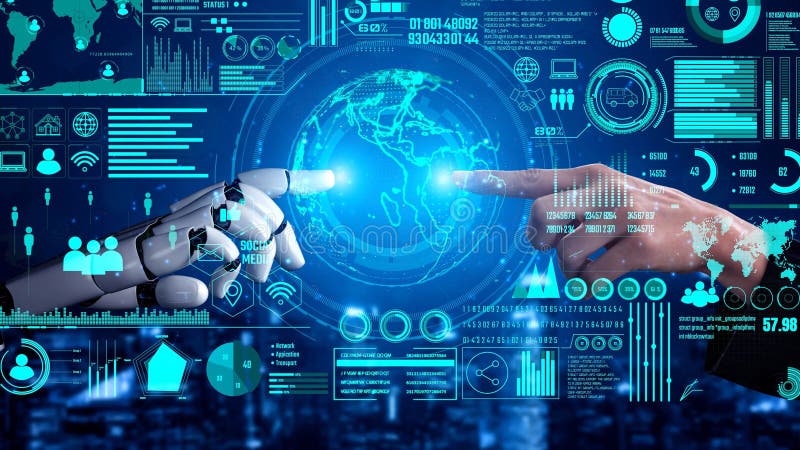 AI Monitoring Dashboard for Data Center Performance Tracking Thunk Stock Image - Image of speed ...