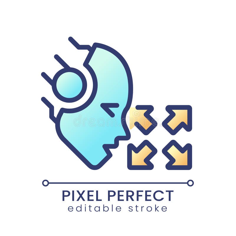 AI Moves Pixel Perfect Color Gradient Icon Stock Vector - Illustration ...