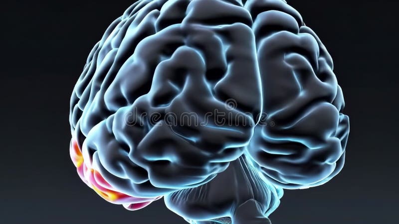 AI Neural Brain Structure Highlights Cortex Paths Stock Footage - Video ...
