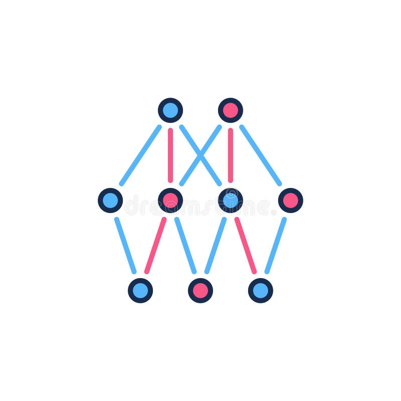 AI Neural Network Vector Concept Creative Colored Icon Stock ... AI Neural Network Vector Concept Creative Colored Icon Stock ...
