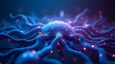 AI Neural Network Visualizations. Machine Learning Structures. Neural ...