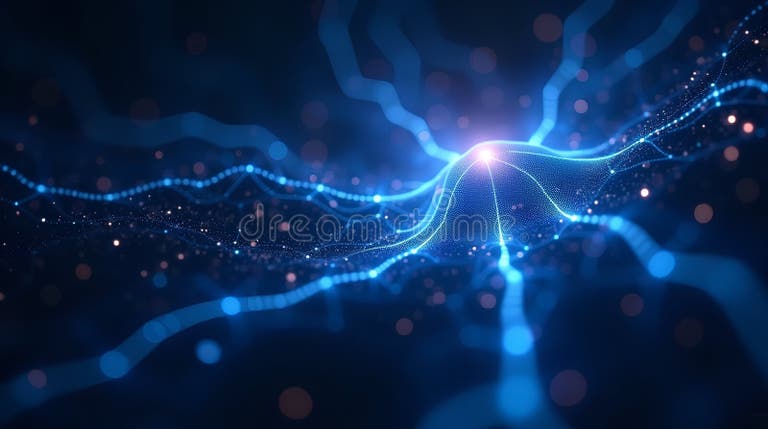 Ai Neural Network Visualizations Machine Learning Structures Neural Pathway Concepts Stock