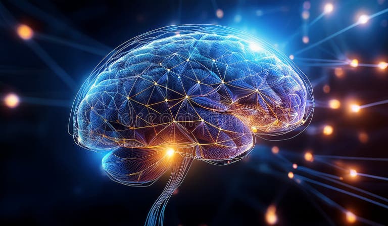 Ai Neural Network Visualizations Machine Learning Structures Neural Pathway Concepts Stock