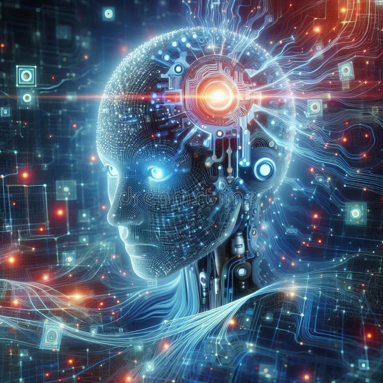 AI Neural Networks Artificial Intelligence Learning and Adaptin Stock ...