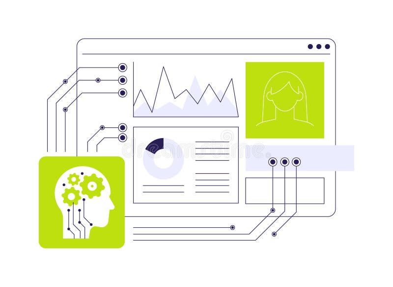 AI-Optimized HR Data Analytics Abstract Concept Vector Illustration ...