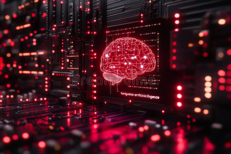 AI-Optimized Human Brain Imaging in Radiology Stock Image - Image of ...