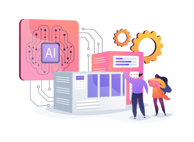 AI-Optimized Predictive Maintenance Abstract Concept Vector ...