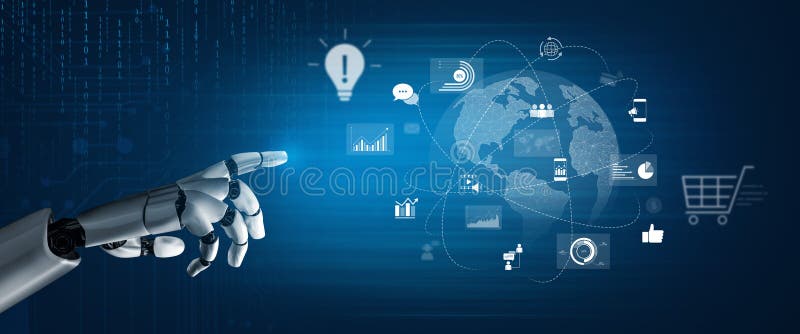 AI Orchestrating Global Digital Marketing Ecosystem Vouch Stock Photo ...
